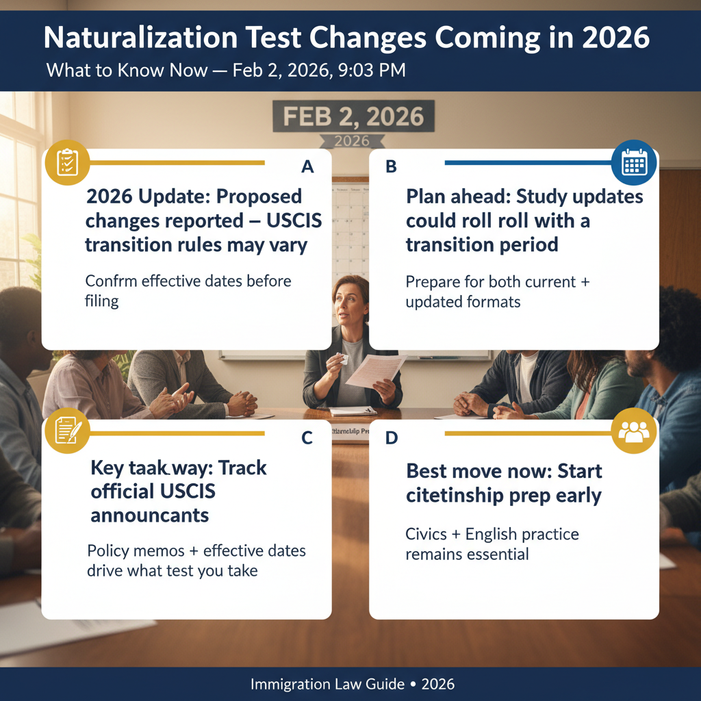 Naturalization Test Changes: What to Know for 2026 | Imigrar