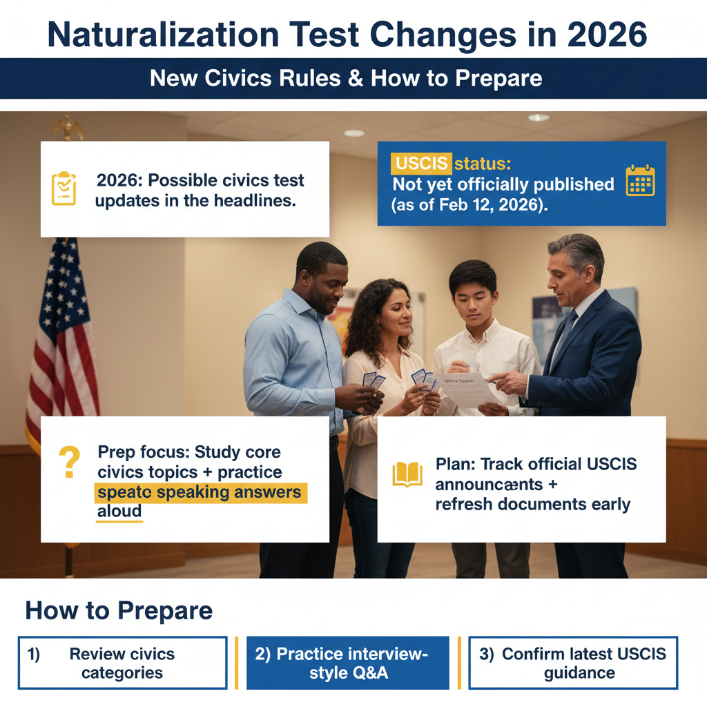 Naturalization Test Changes in 2026: New Civics | Imigrar