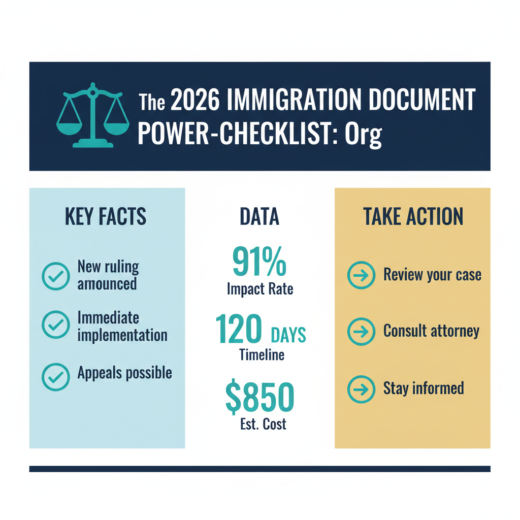 Immigration Document Checklist: Organize for 2026 | Imigrar