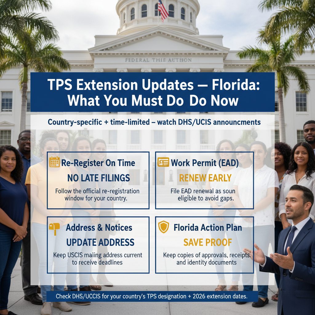 TPS Extension Updates 2026: What Florida | Imigrar