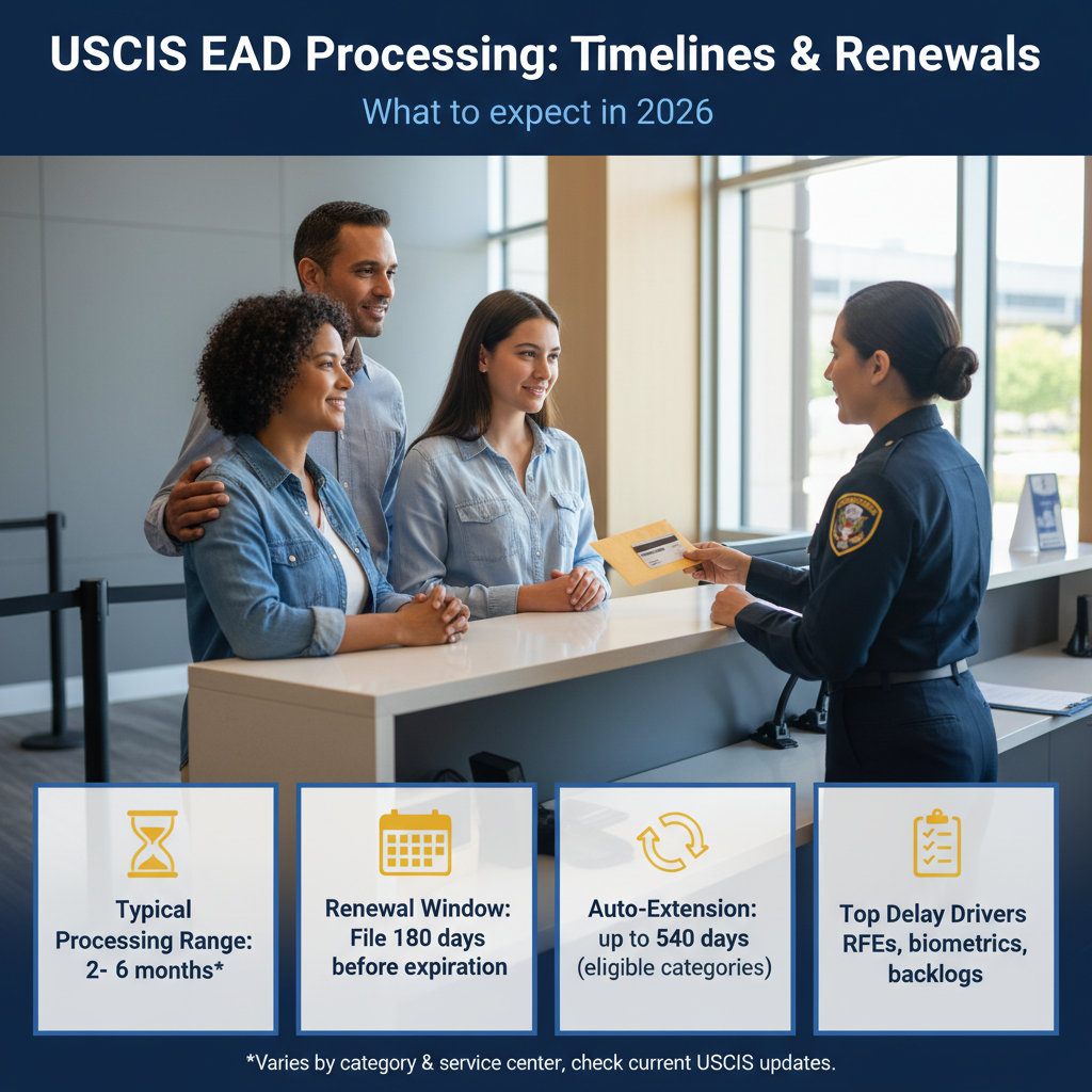 USCIS EAD Processing Timelines: What to Expect in | Imigrar