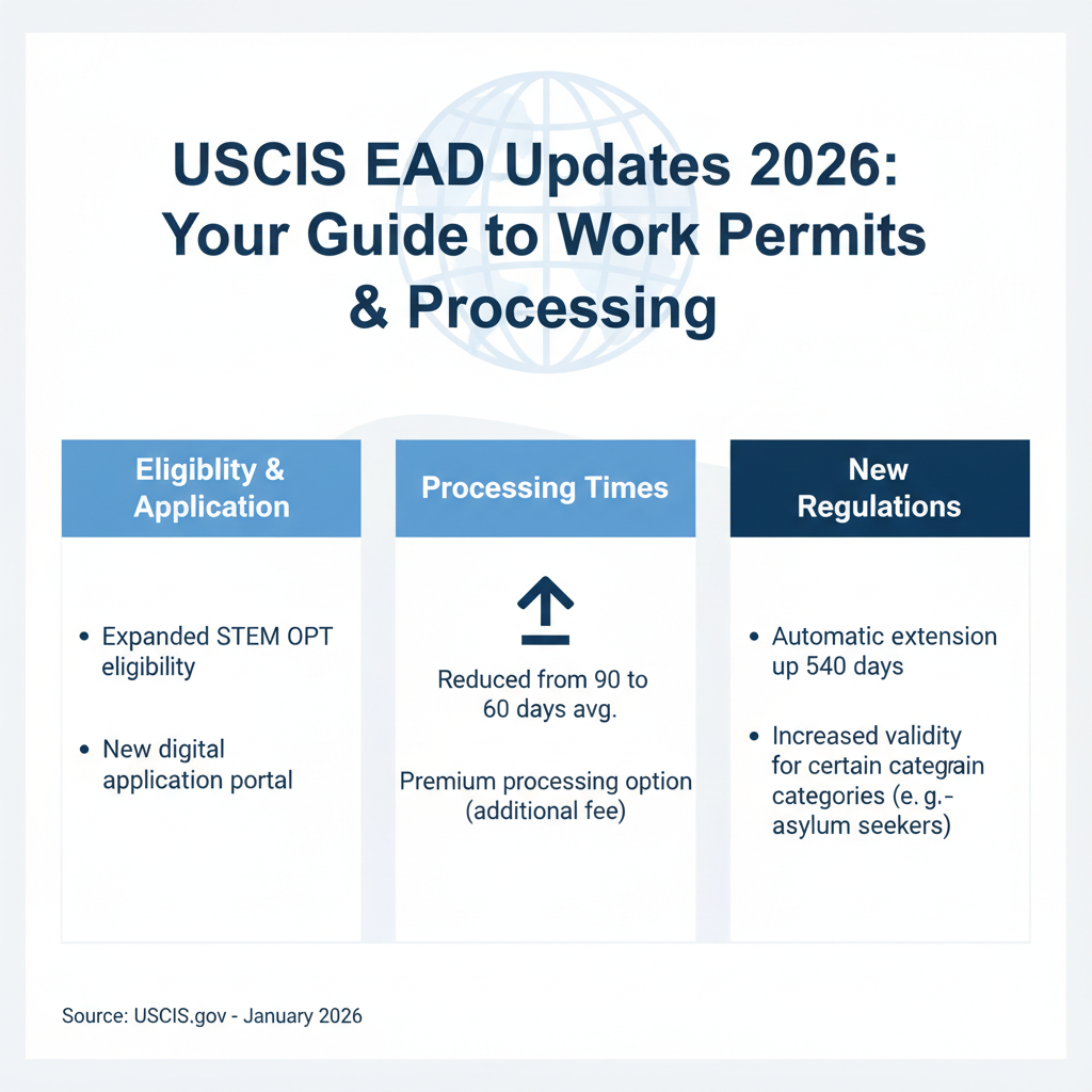 USCIS EAD Updates 2026: Your Guide to Work | Imigrar